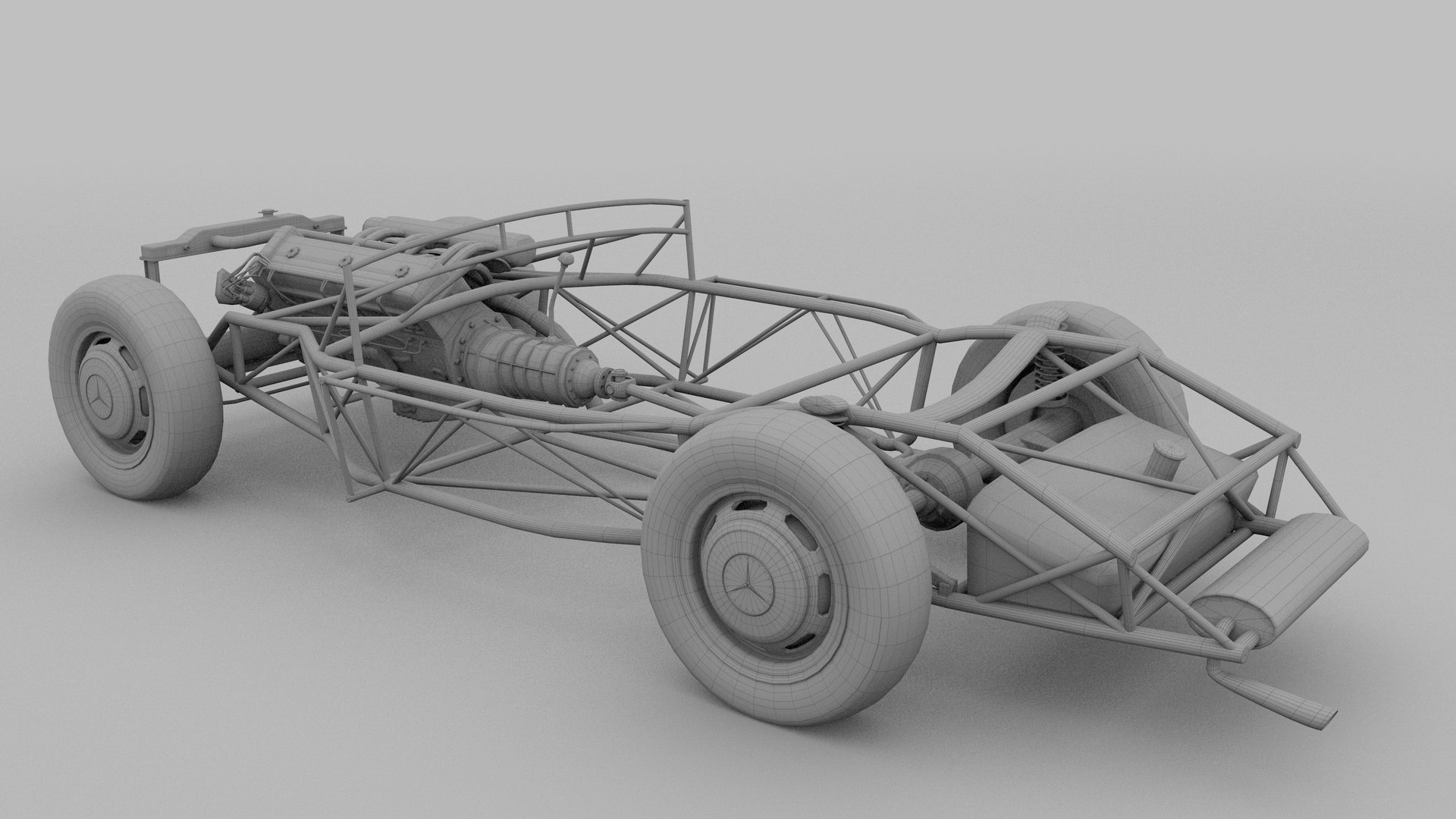 Maya Mercedes 300sl Chassis