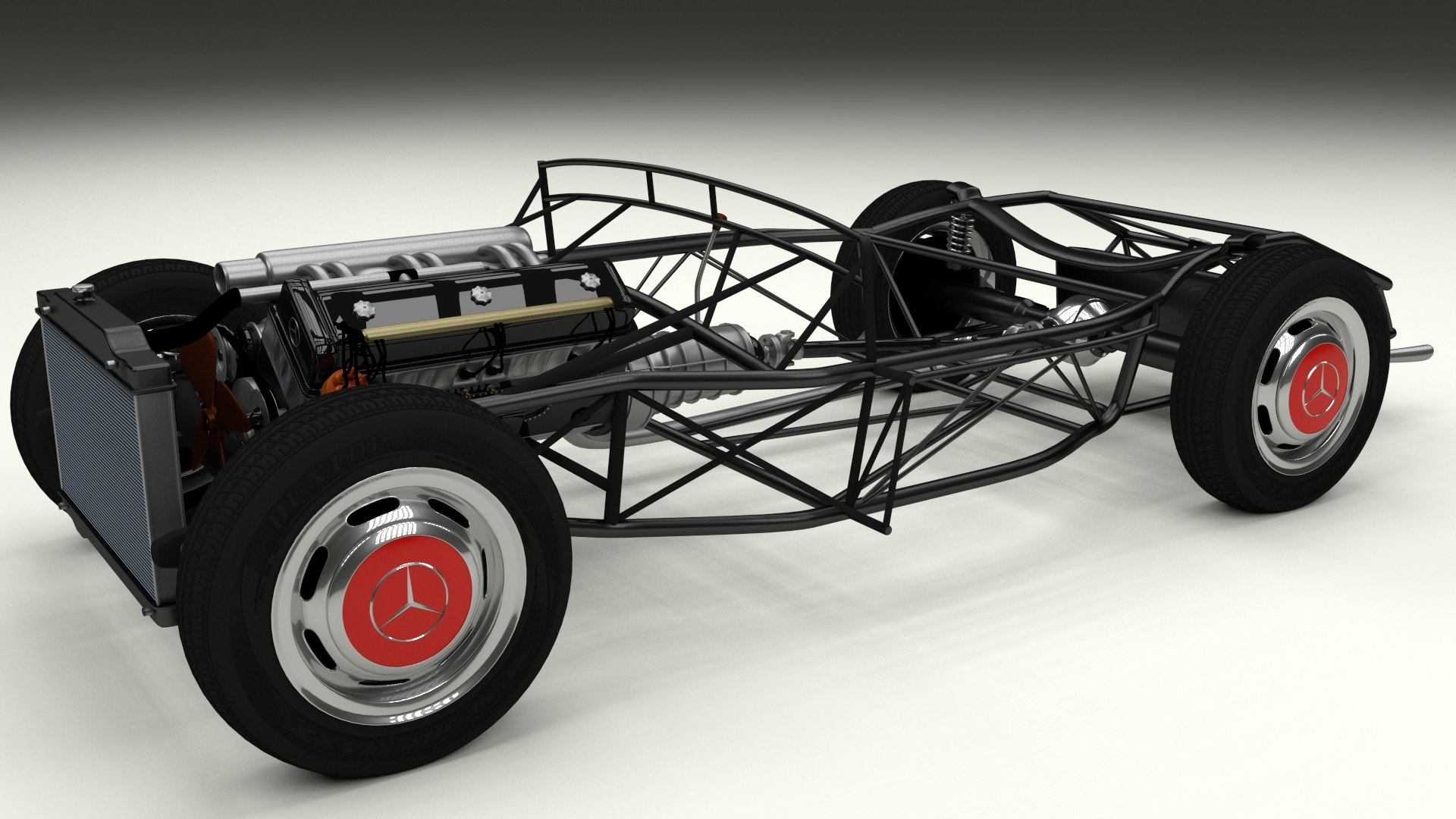 Maya Mercedes 300sl Chassis