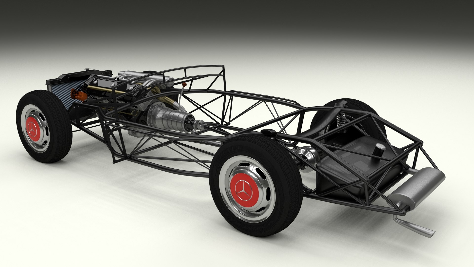 Maya Mercedes 300sl Chassis