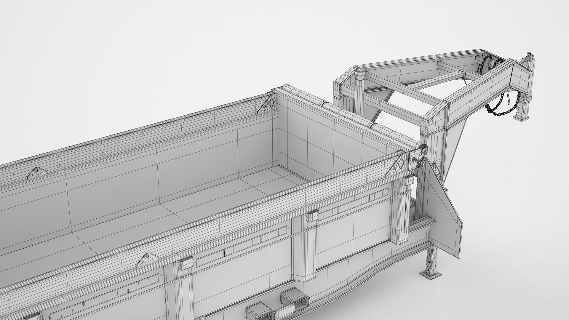 Dump Trailer 02 3D Model - TurboSquid 1929908