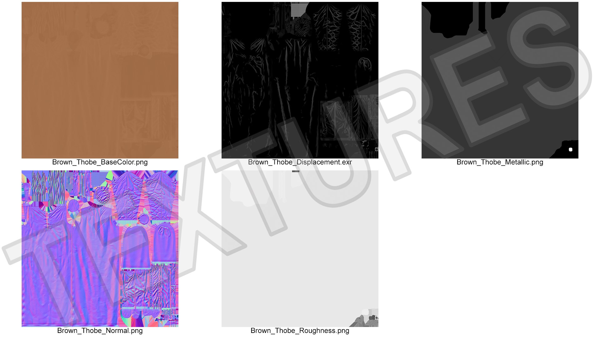 3D Middle Eastern Thobe With Keffiyeh Brown Model - TurboSquid 2447651