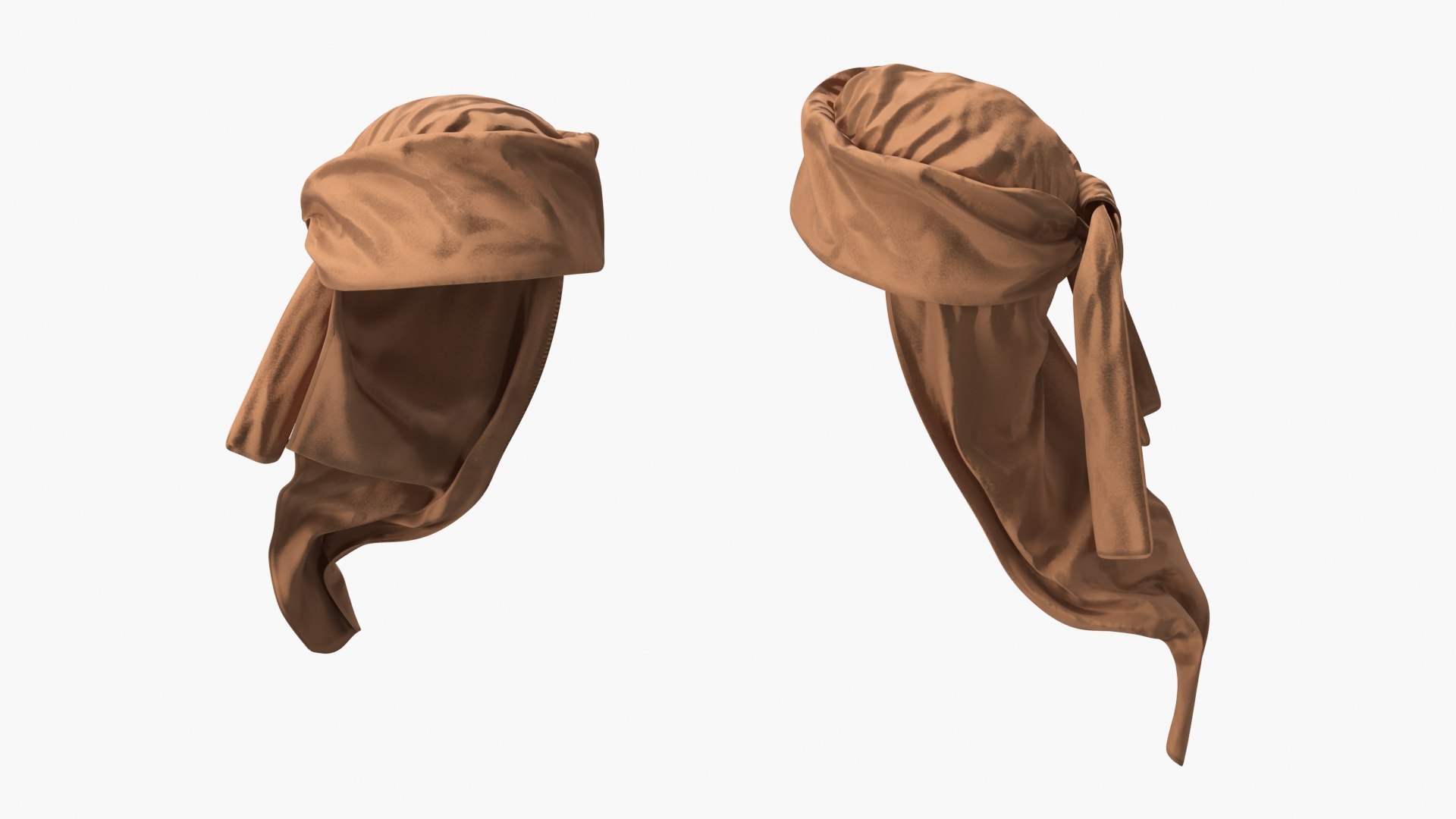 3D Middle Eastern Thobe With Keffiyeh Brown Model - TurboSquid 2447651