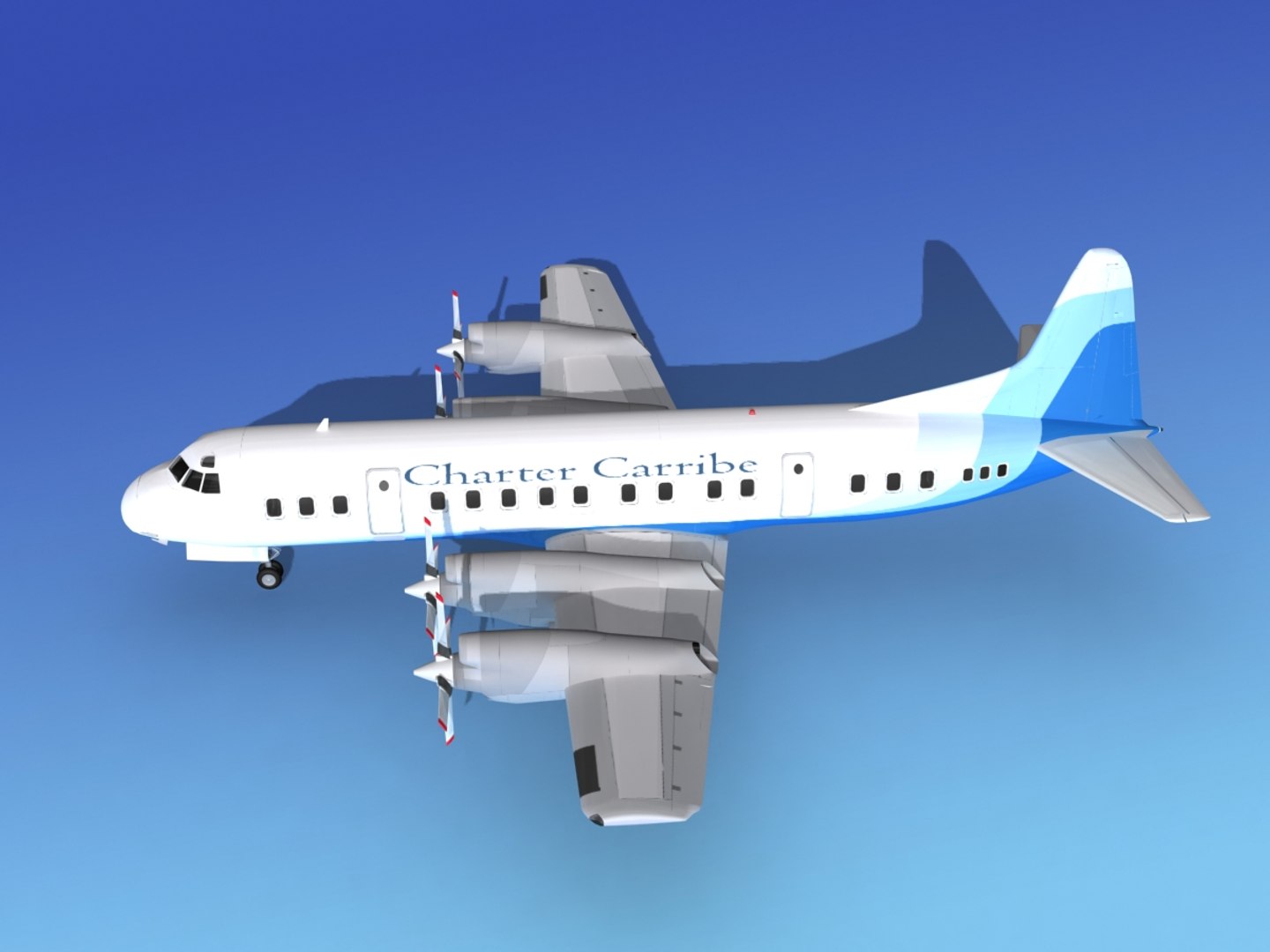 3d propellers electra lockheed charter