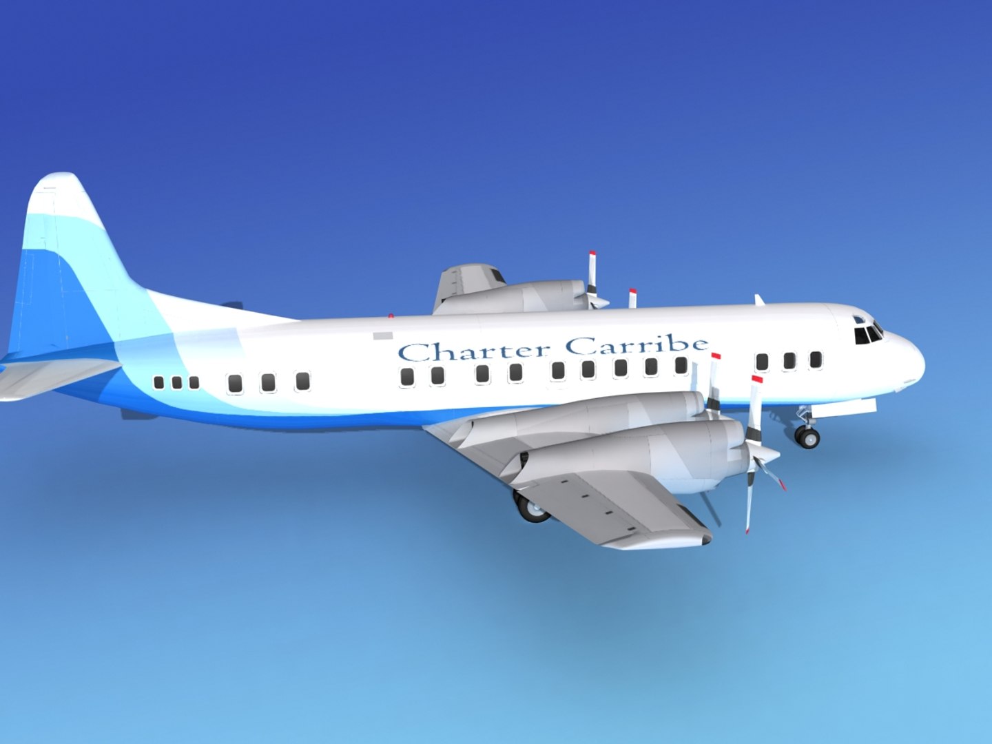 3d propellers electra lockheed charter