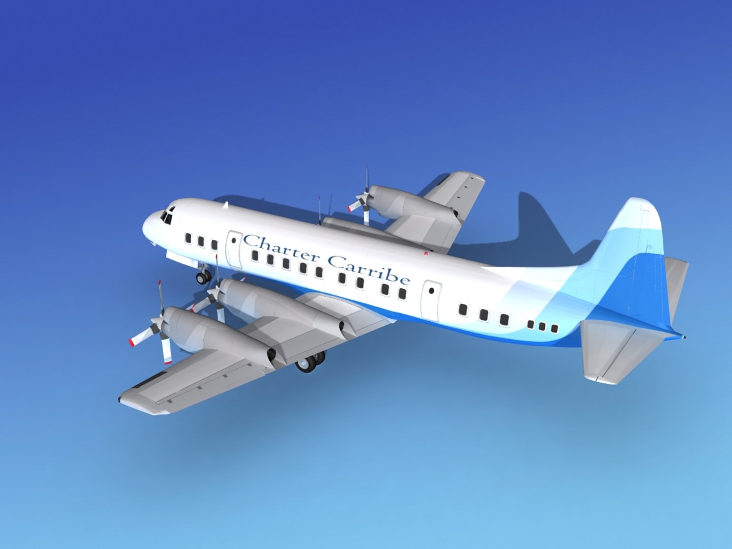 3d propellers electra lockheed charter