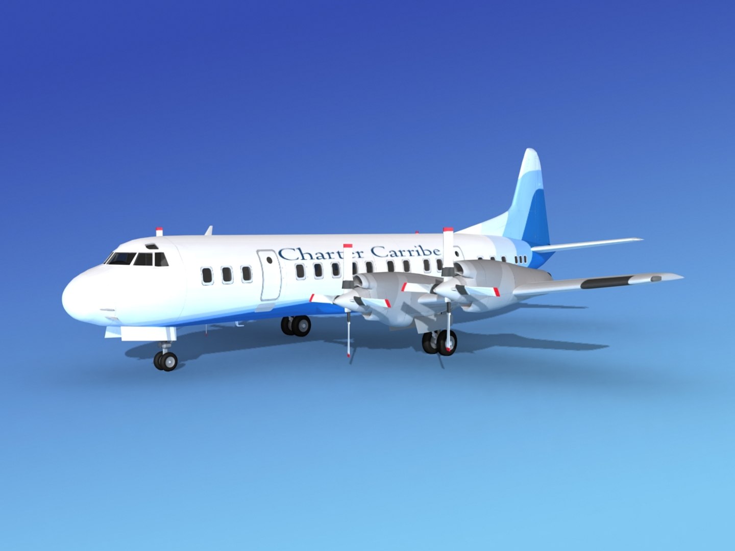 3d propellers electra lockheed charter