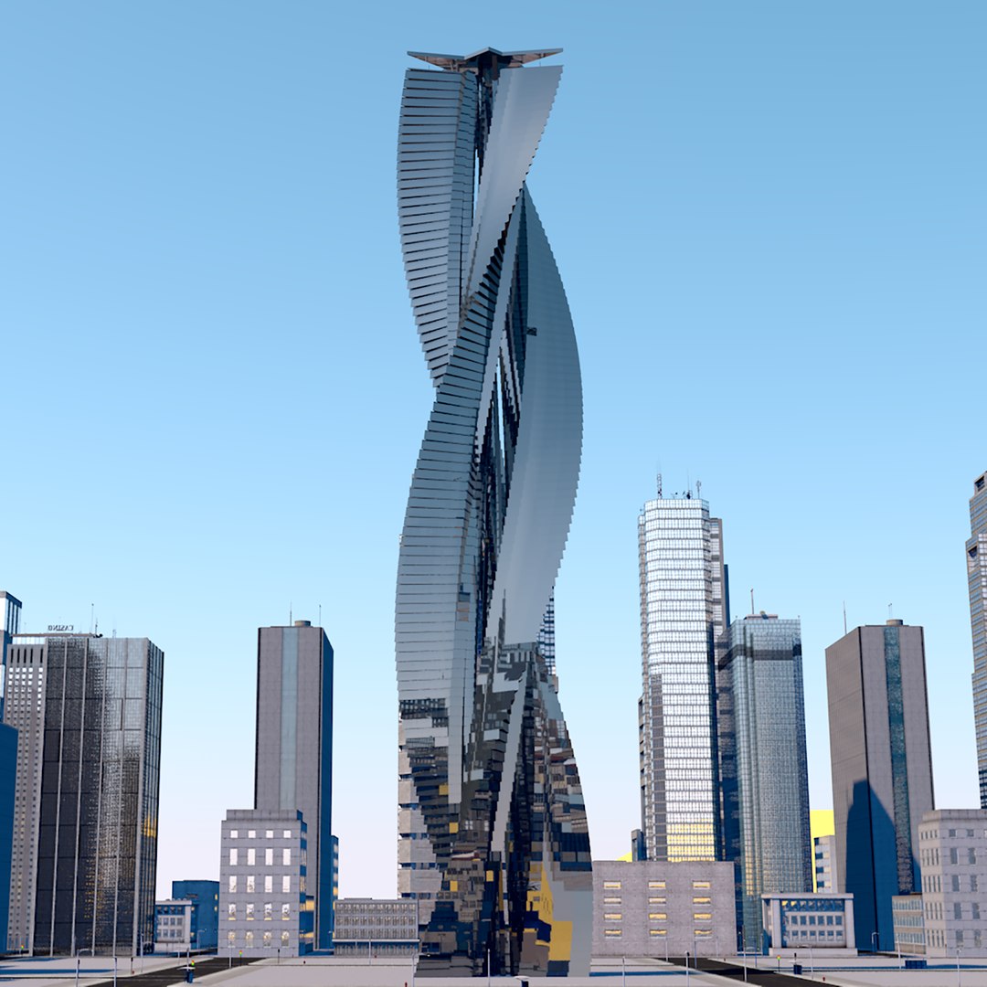3D building skyscraper - TurboSquid 1428285