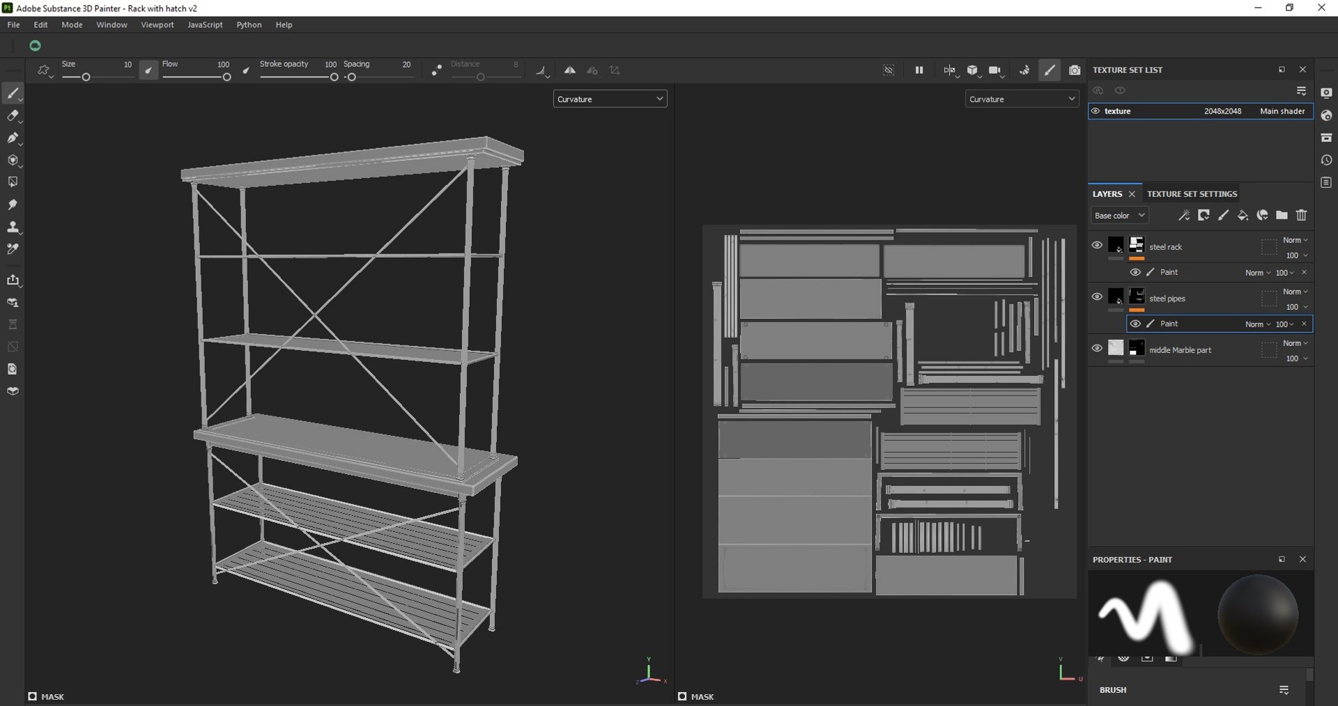 3D Metal Storage Rack - TurboSquid 2373302