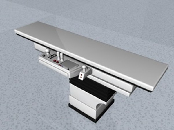 3d medical patient bed
