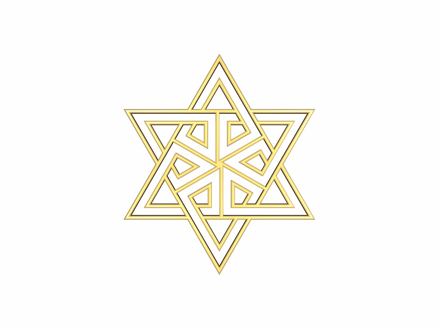 3D Star David - TurboSquid 1429606