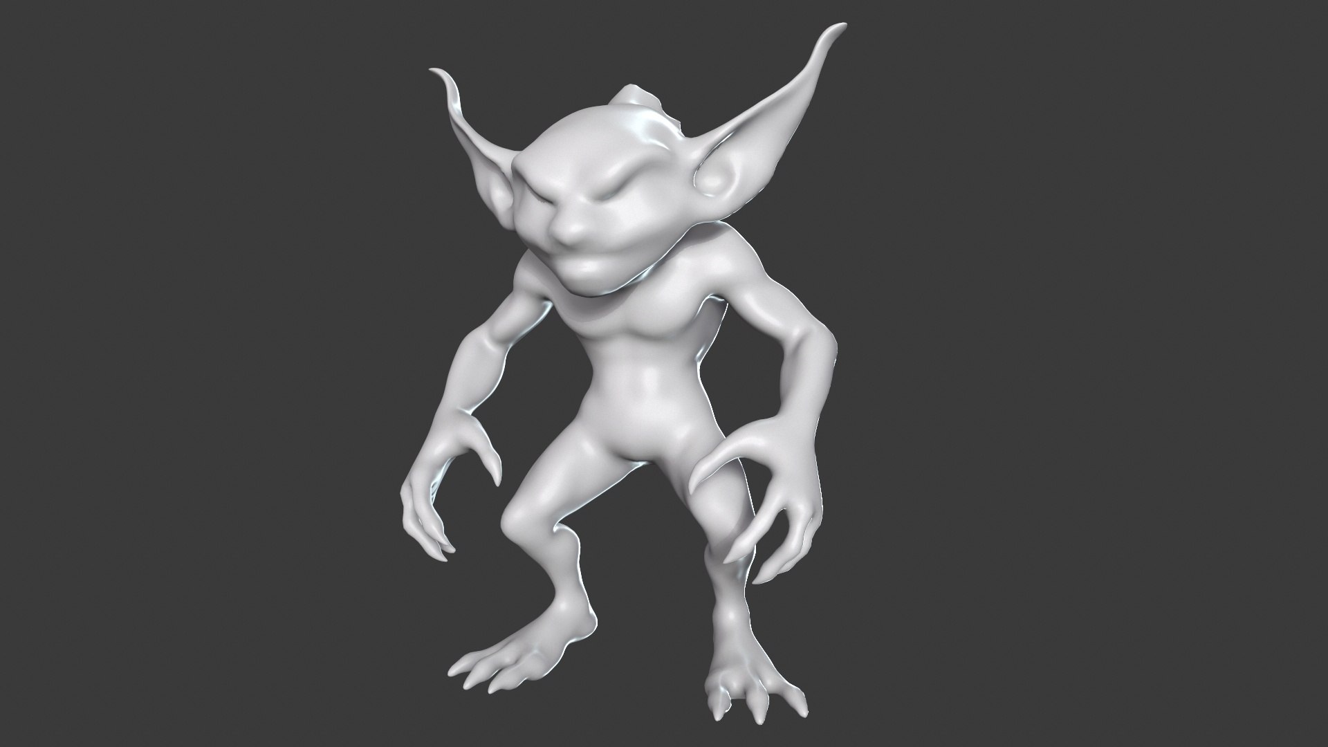 Goblin Character Base Mesh Set 3D Model - TurboSquid 2290996
