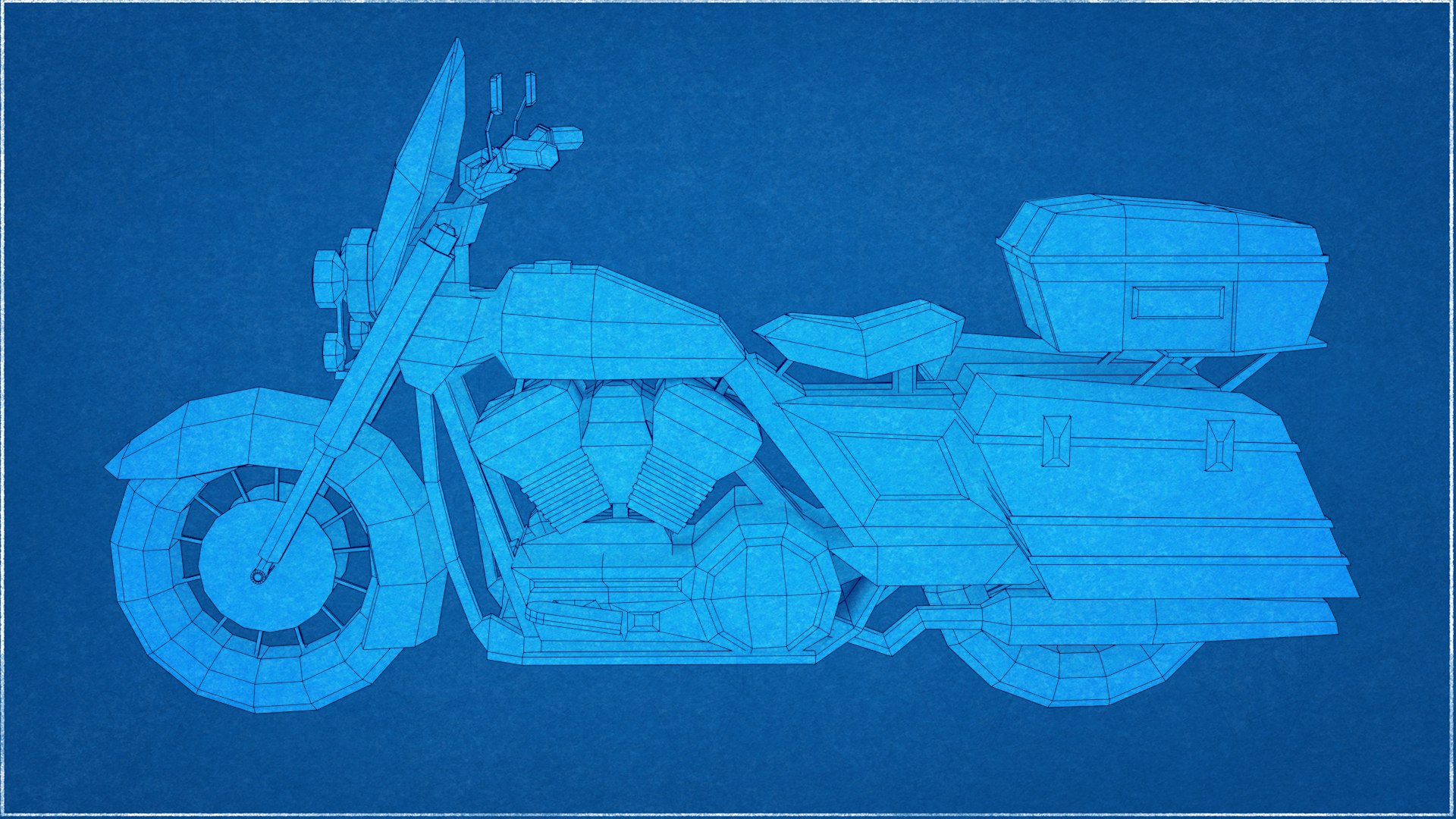 Police Motorcycle Low-poly 3D - TurboSquid 2083403