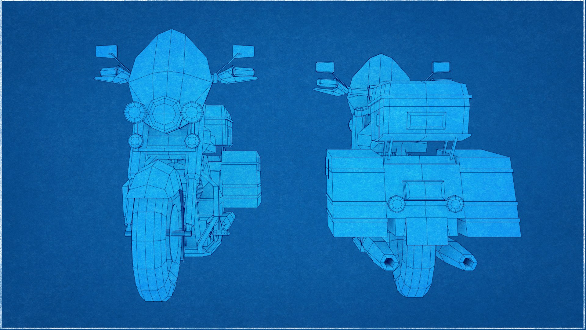 Police Motorcycle Low-poly 3D - TurboSquid 2083403