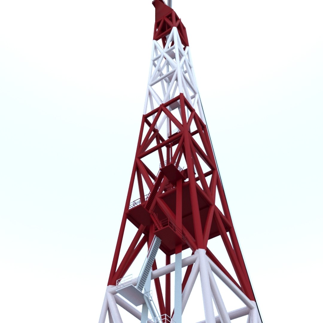 3D Locational Radar Tower Model - TurboSquid 1658159