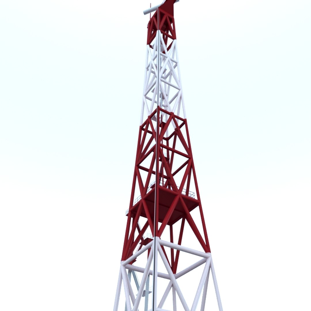 3D Locational Radar Tower Model - TurboSquid 1658159