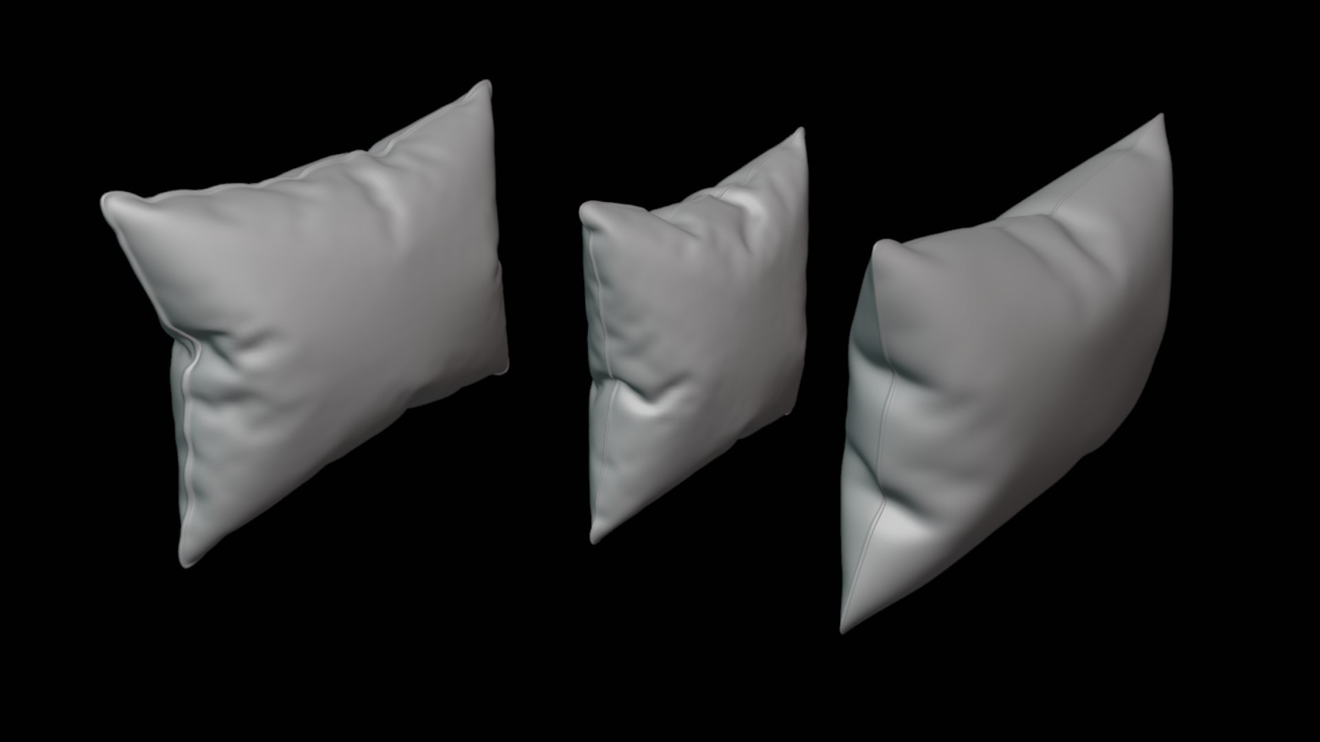 36 Realistic Pillows 3D Model - TurboSquid 1861310