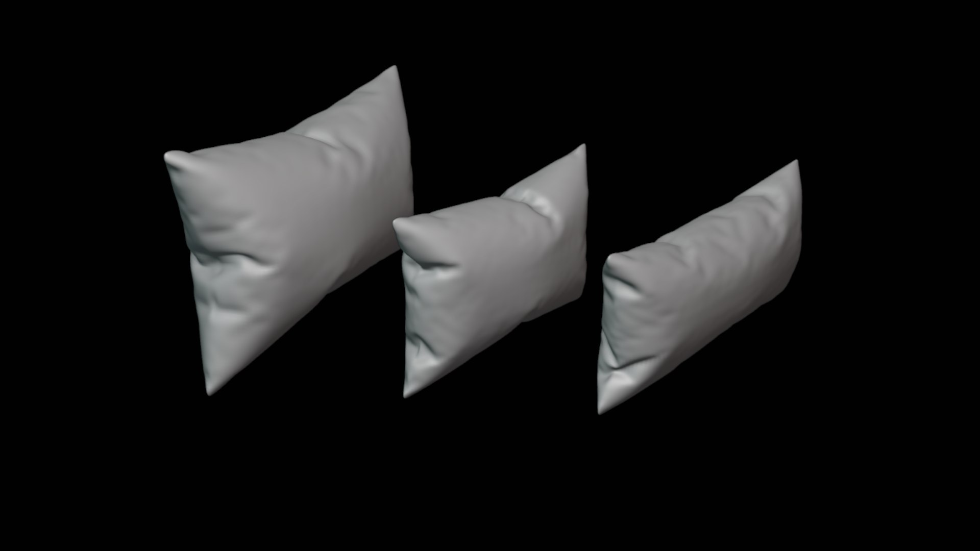 36 Realistic Pillows 3D Model - TurboSquid 1861310
