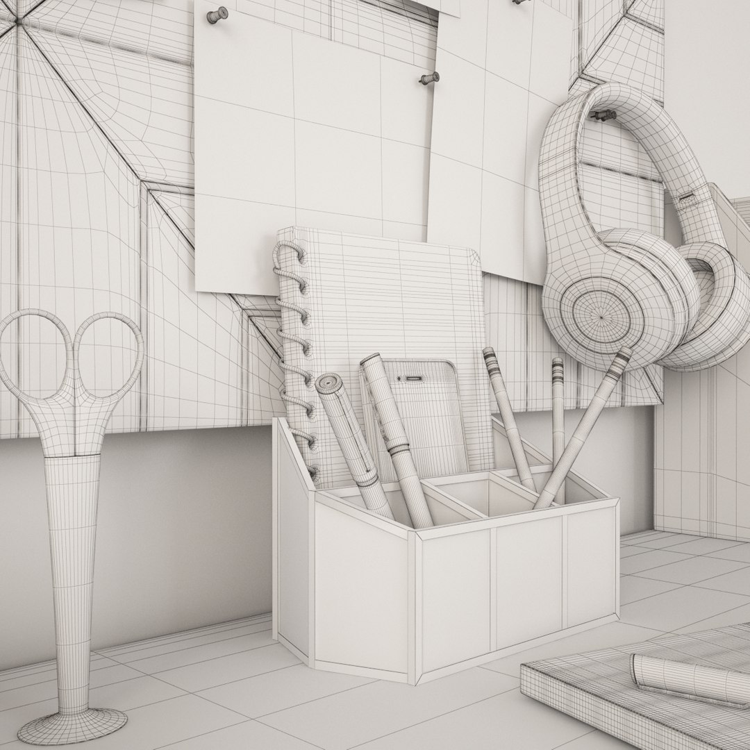 3D Workplace Model - TurboSquid 1577831