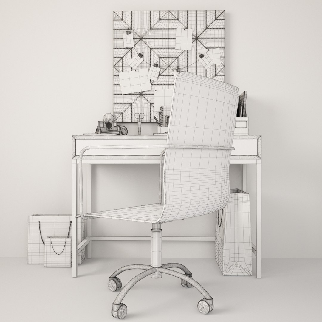 3D Workplace Model - TurboSquid 1577831