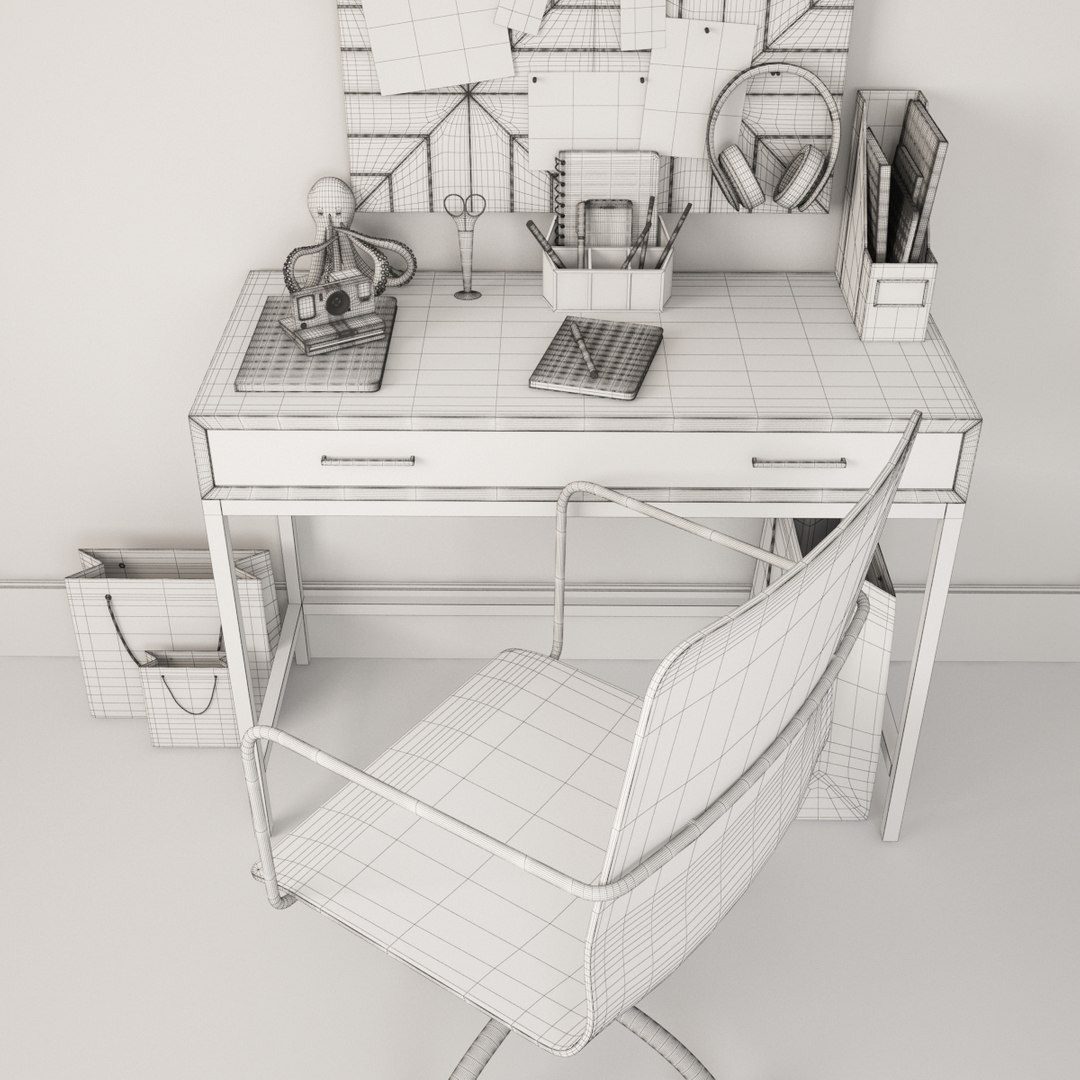 3D Workplace Model - TurboSquid 1577831