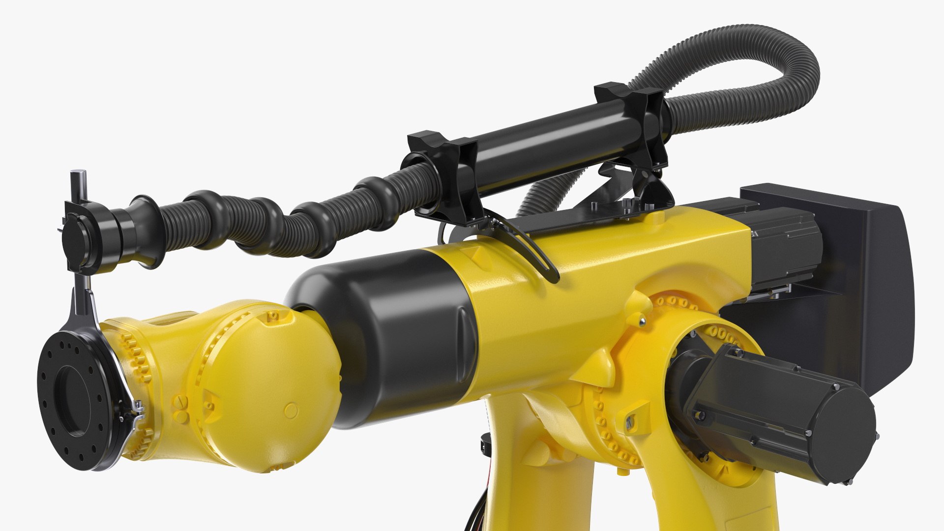 Robotic Arm Yellow On Rails 3D Model - TurboSquid 2300577
