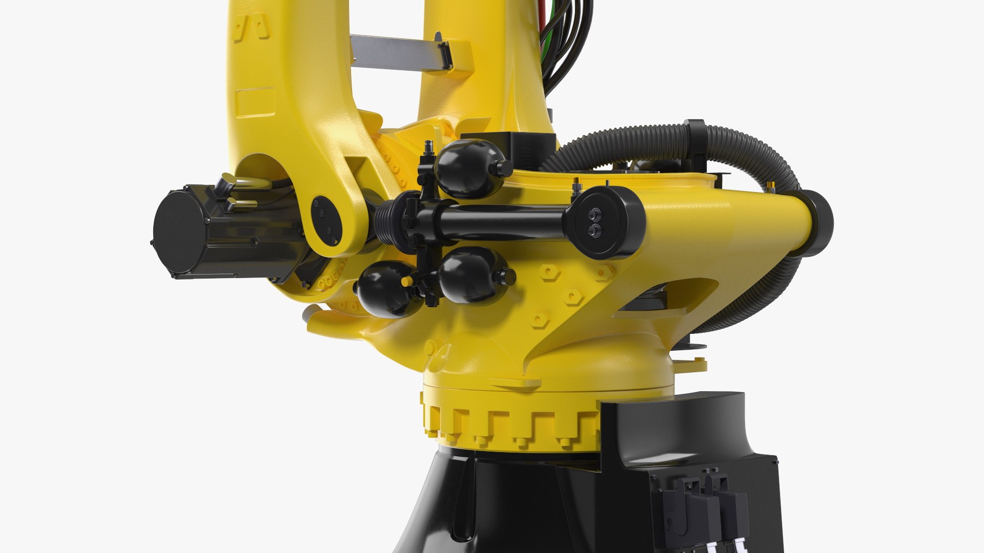 Robotic Arm Yellow On Rails 3D Model - TurboSquid 2300577