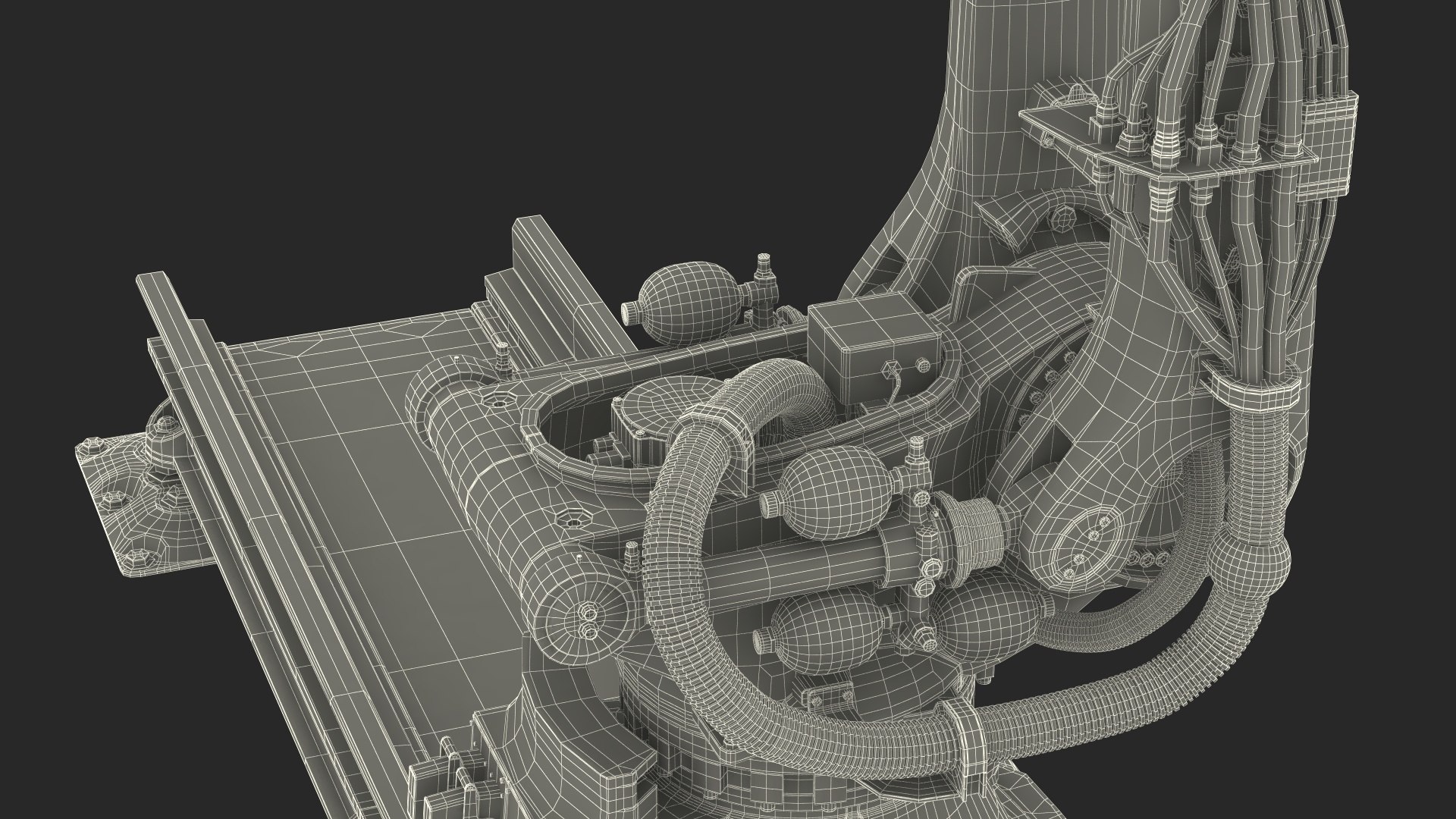Robotic Arm Yellow On Rails 3D Model - TurboSquid 2300577