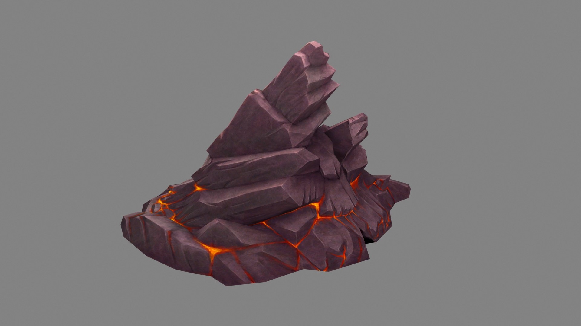 Magic Rune Stone - Magma Stone - Volcanic Rock 3D Model - TurboSquid ...