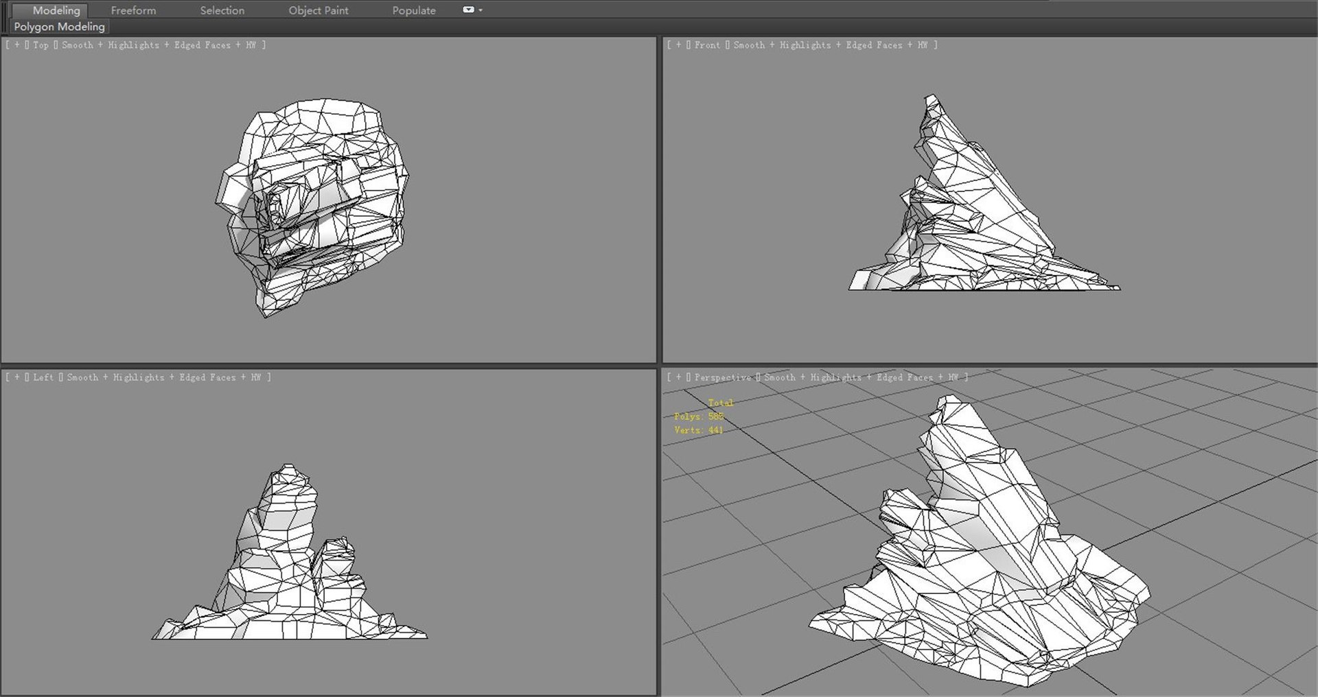 Magic Rune Stone - Magma Stone - Volcanic Rock 3D Model - TurboSquid ...