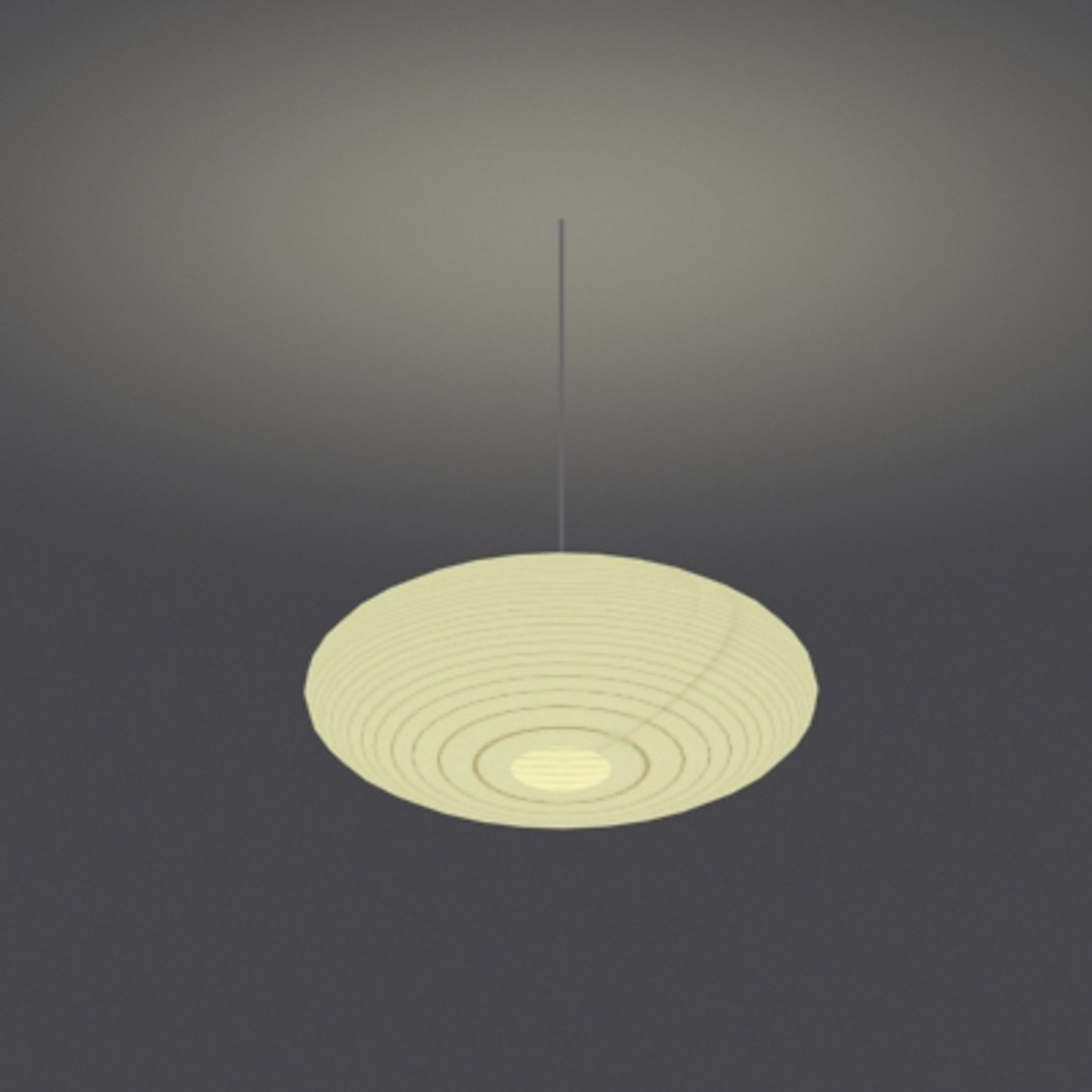 3d Akari Lamp Model