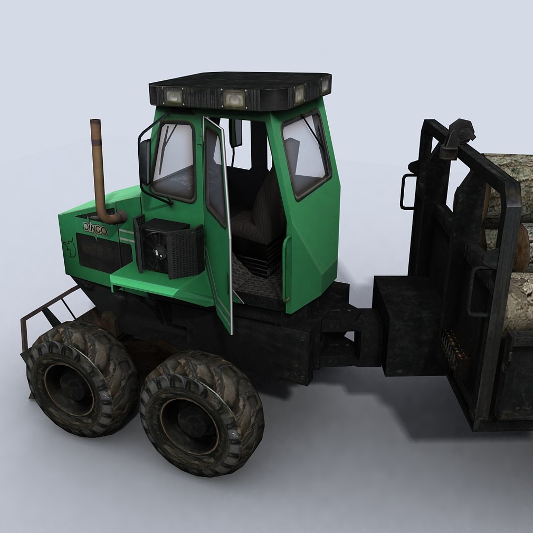 3dsmax Forwarder Truck Vehicle