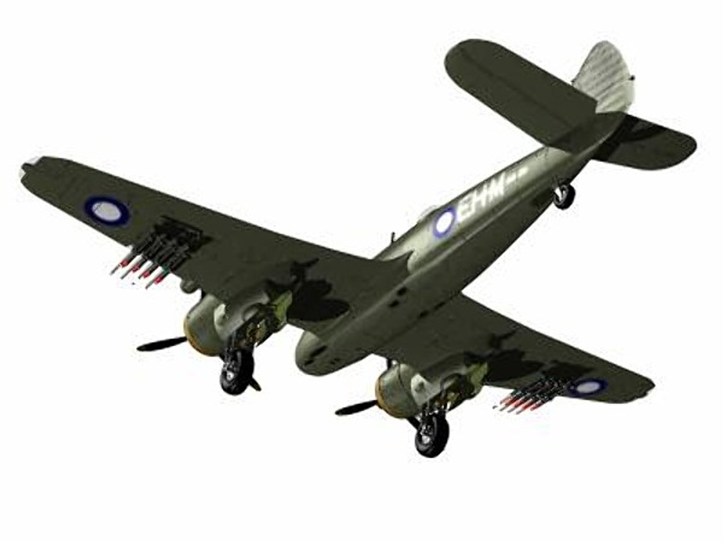 australian bristol beaufighter c4d