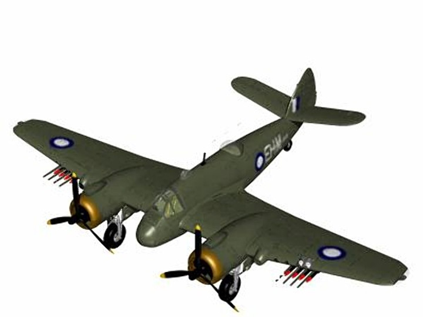 australian bristol beaufighter c4d