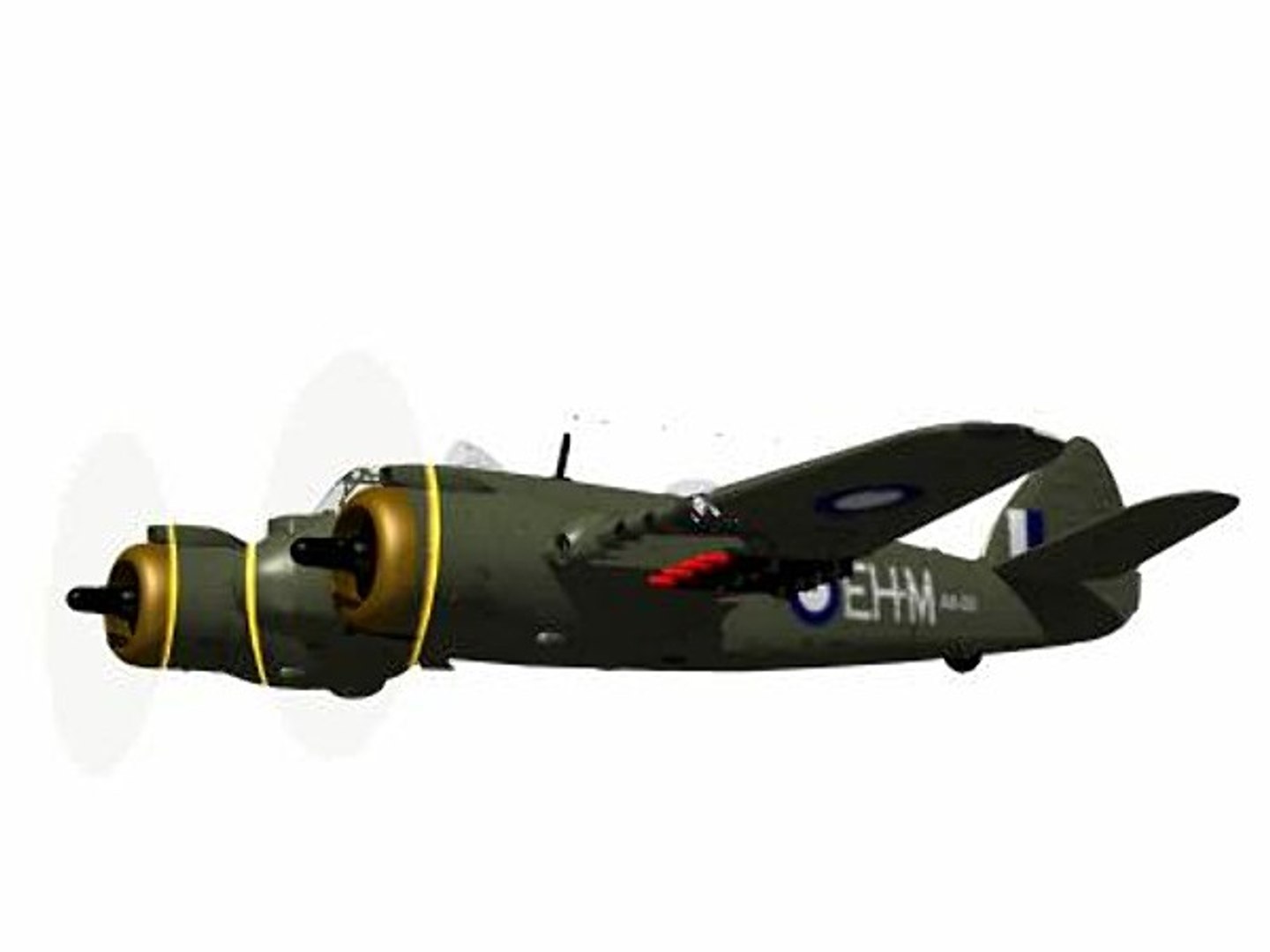 australian bristol beaufighter c4d