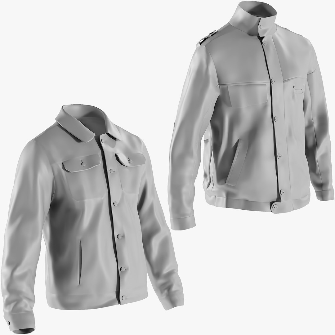 3D Mesh Jackets 5 - Model - TurboSquid 1653679