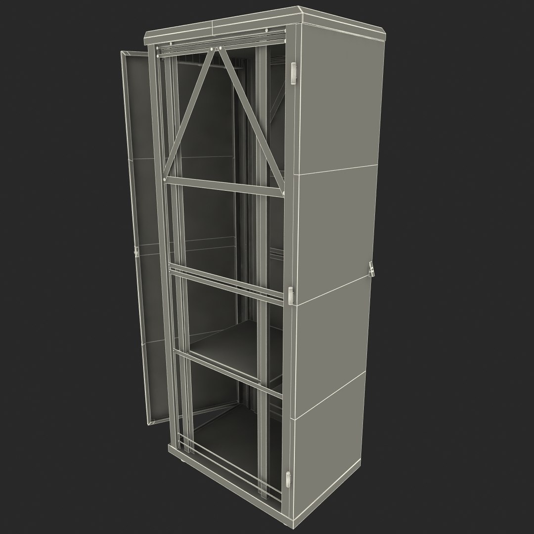 3d model server rack aesp