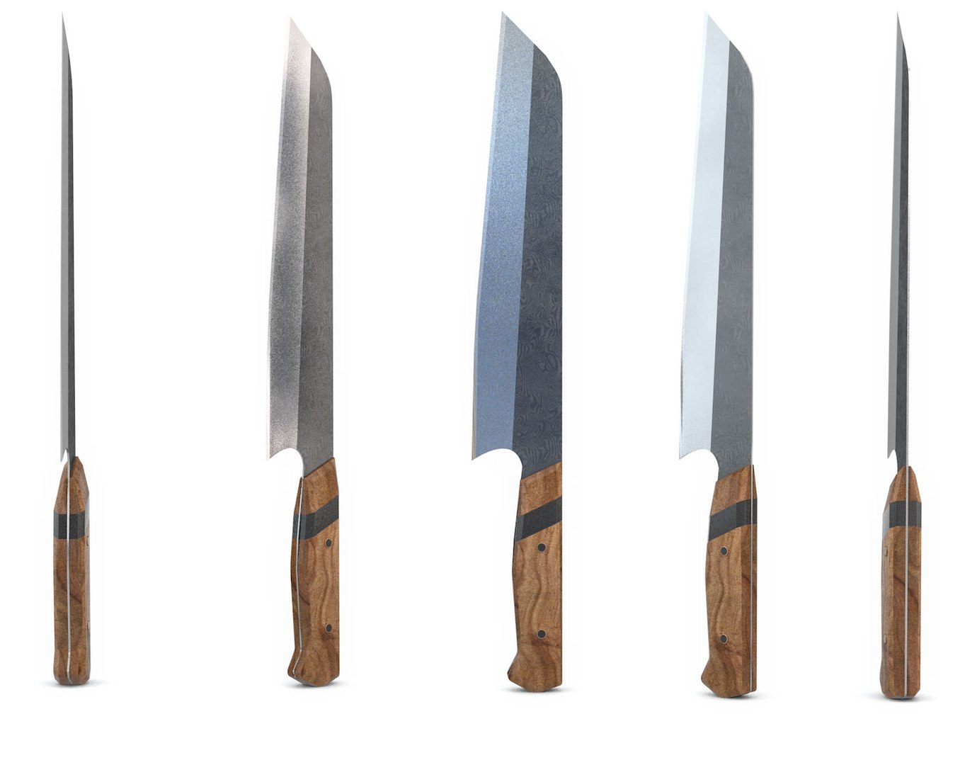 3D Model Japanese Gyuto Chef Knife - TurboSquid 1608719