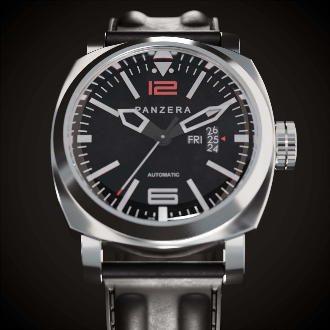 Panzera Watch 3D Model - TurboSquid 1479854