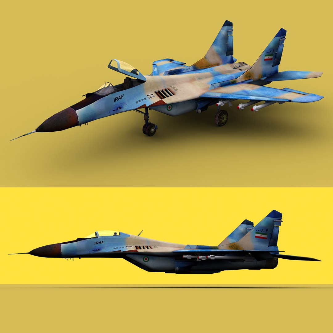3D Mig-29 Iran Model - TurboSquid 1899746