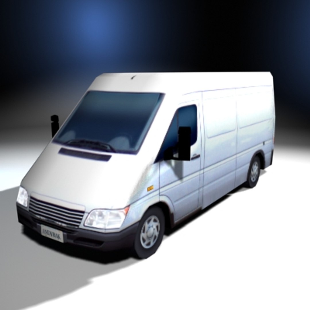 Utility Cargo Truck Van 3ds