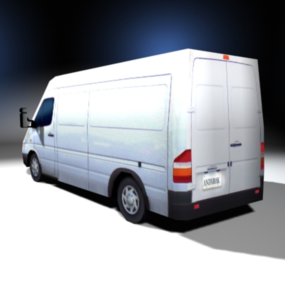 Utility Cargo Truck Van 3ds