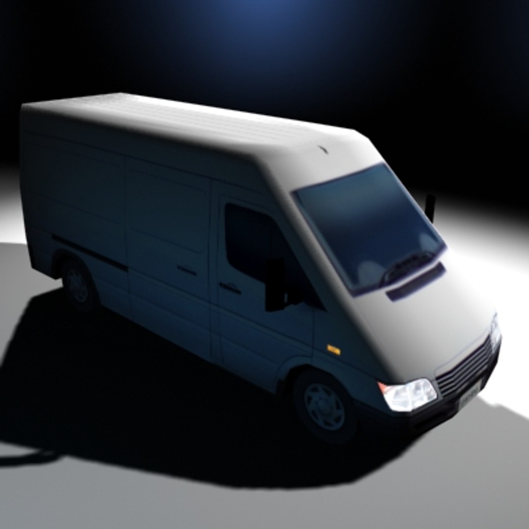 Utility Cargo Truck Van 3ds