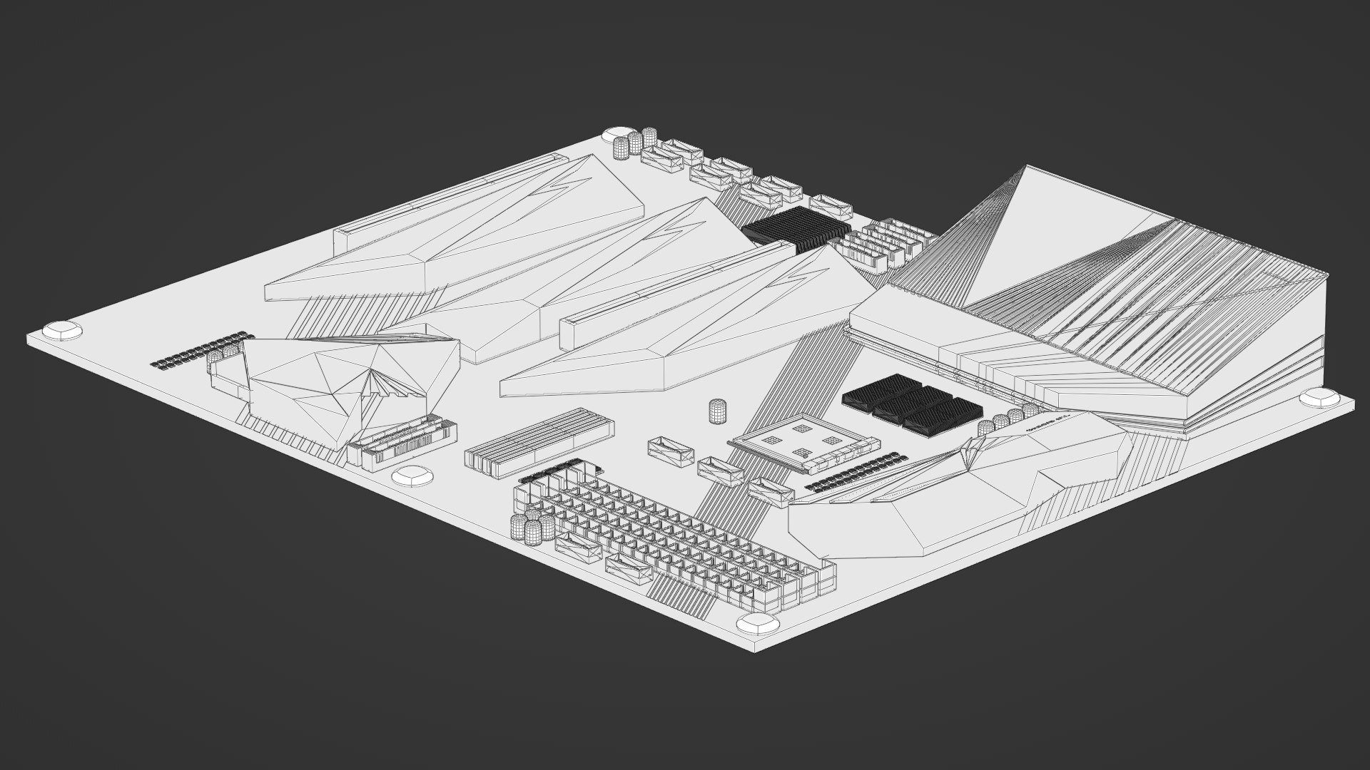 Motherboard 3D Model - TurboSquid 2035400