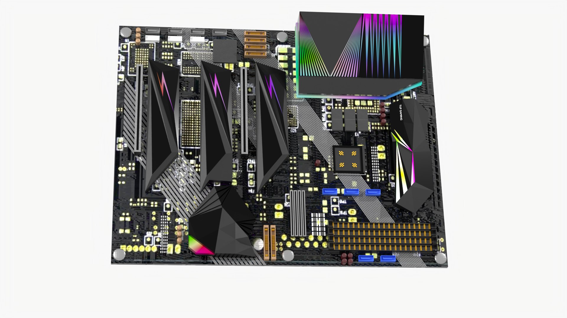 Motherboard 3D Model - TurboSquid 2035400