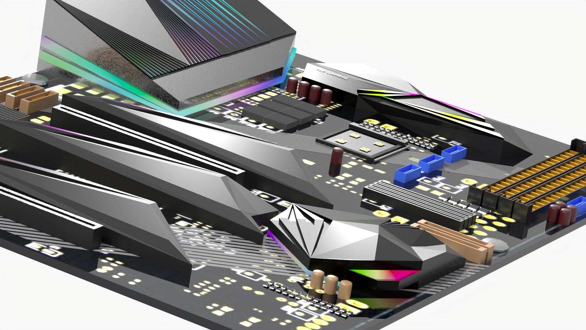 Motherboard 3D Model - TurboSquid 2035400