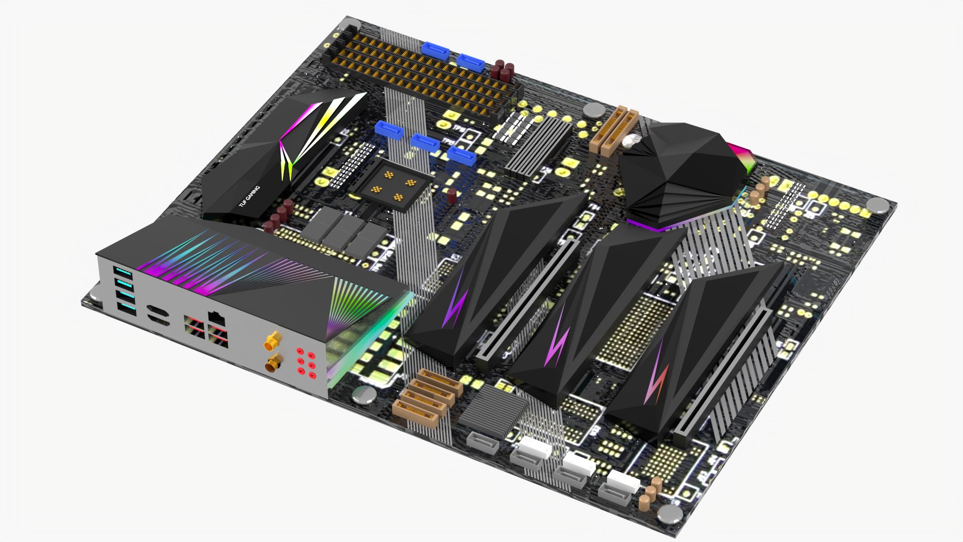 Motherboard 3D Model - TurboSquid 2035400