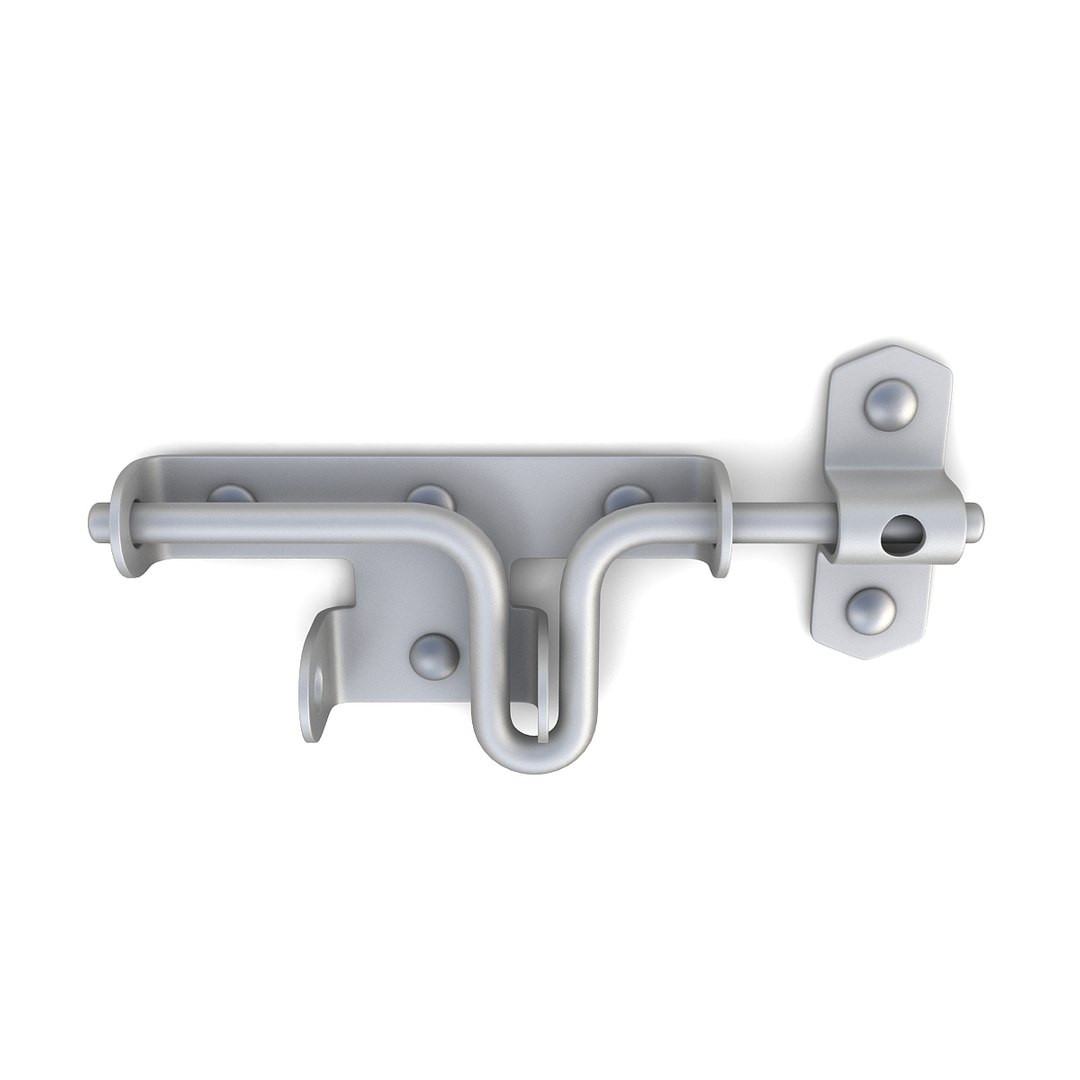 3D Door Latch 05 Model - TurboSquid 1404073