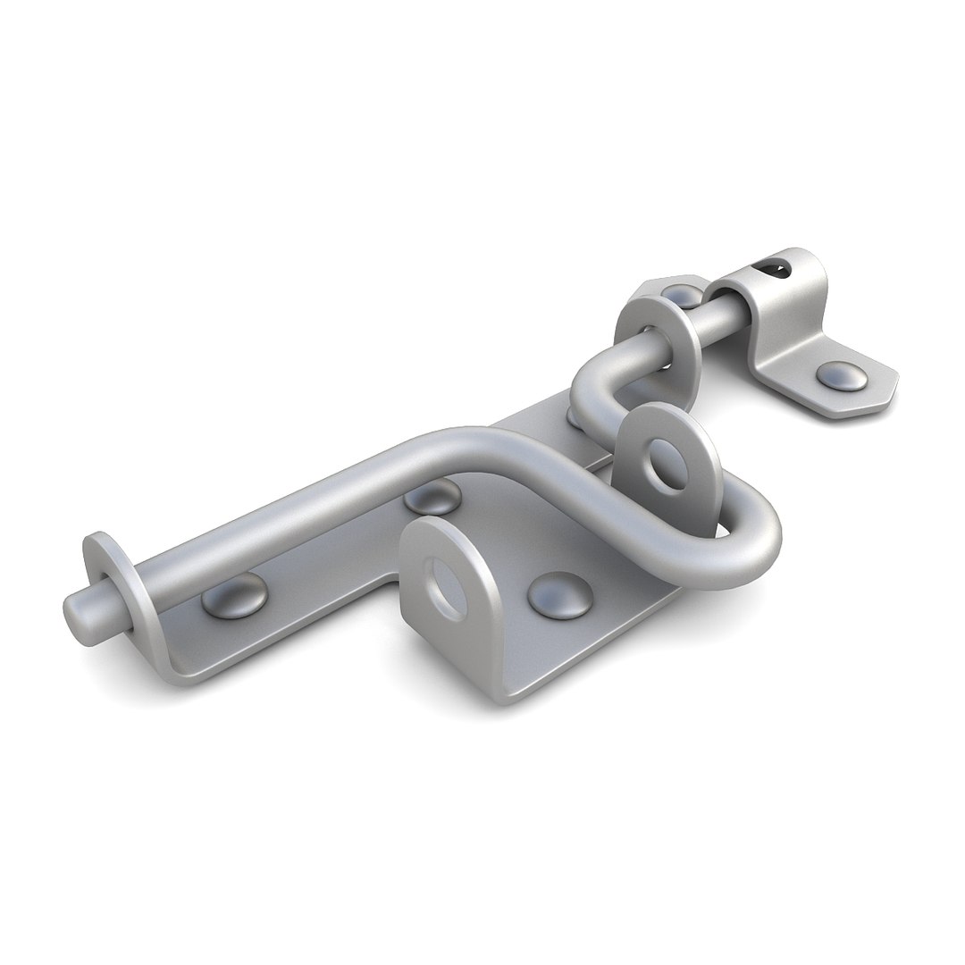 3D Door Latch 05 Model - TurboSquid 1404073