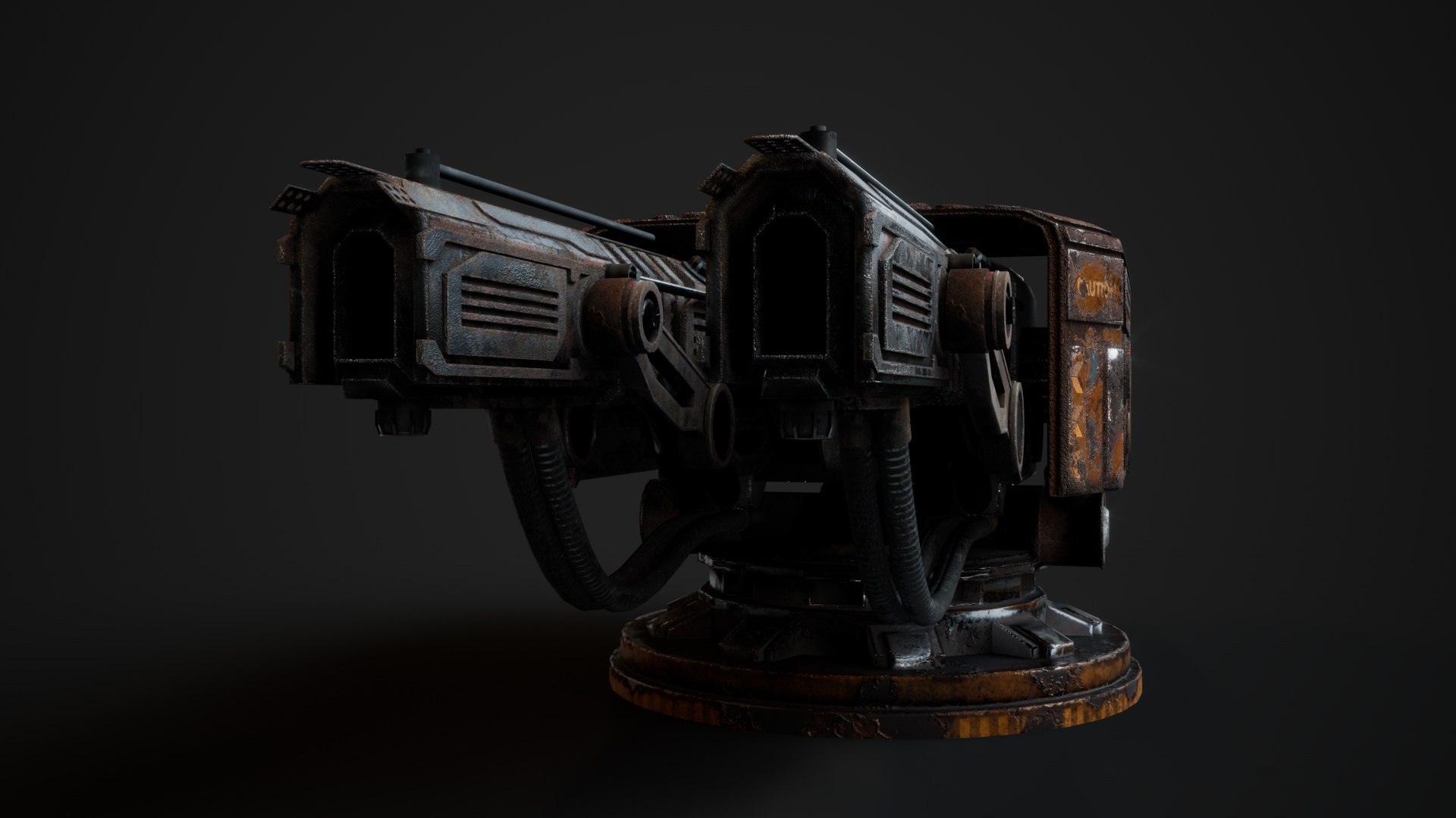 3D Turret SB-1 - TurboSquid 2139567
