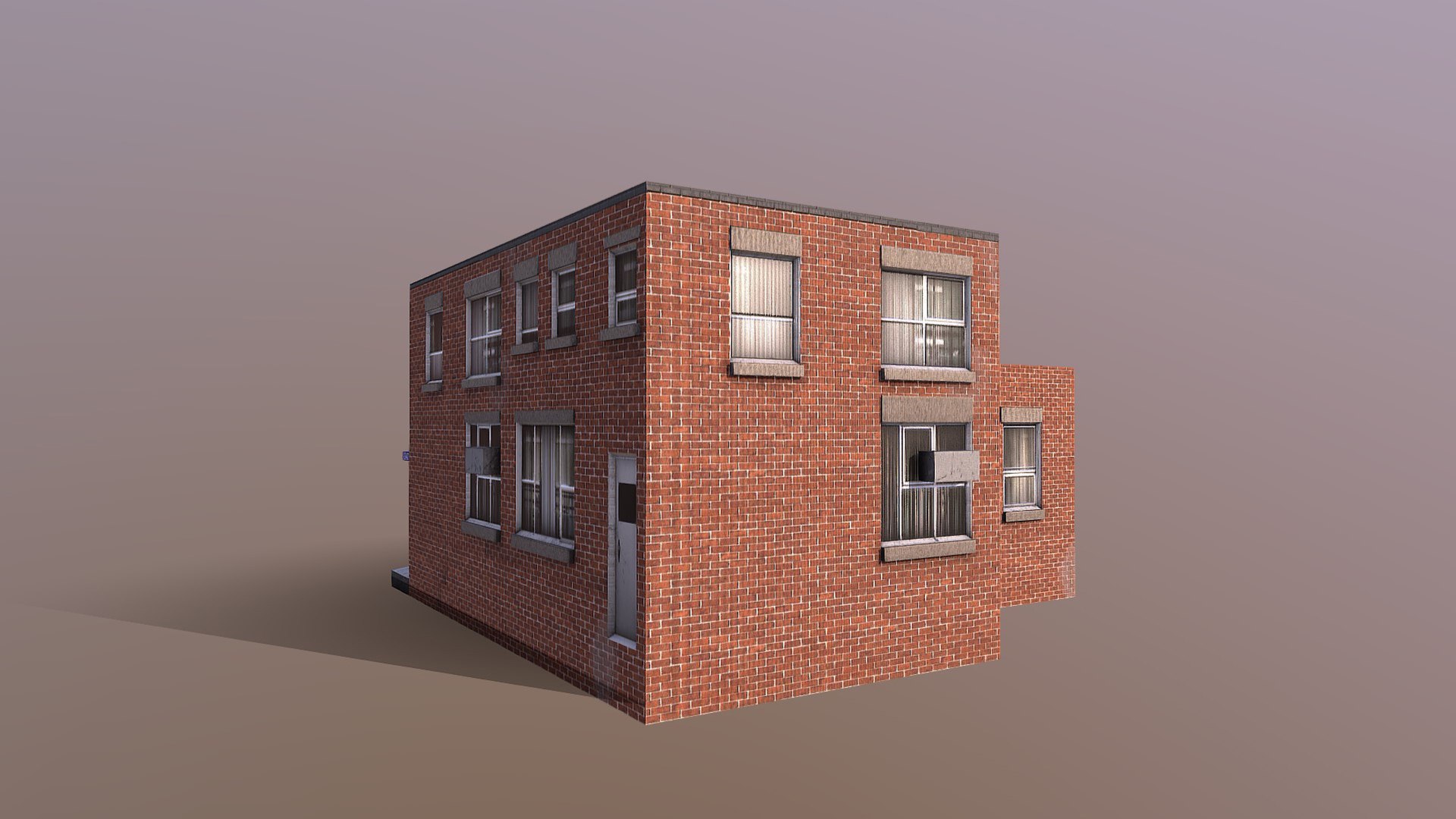 Post Office Building PBR 3D Model - TurboSquid 2145393